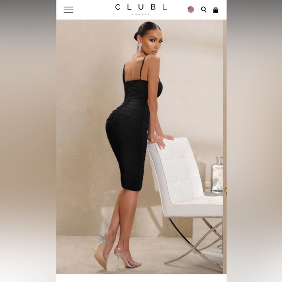 Club L London | Dresses | Club L London Scarlet Dress | Poshmark